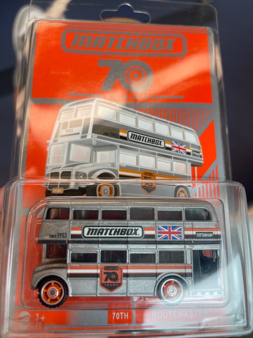 MATCHBOX 70TH ANNIVERSARY 巴士 DOUBLE DECKER ROUTE MASTER, 興趣及遊戲, 玩具 & 遊戲 ...