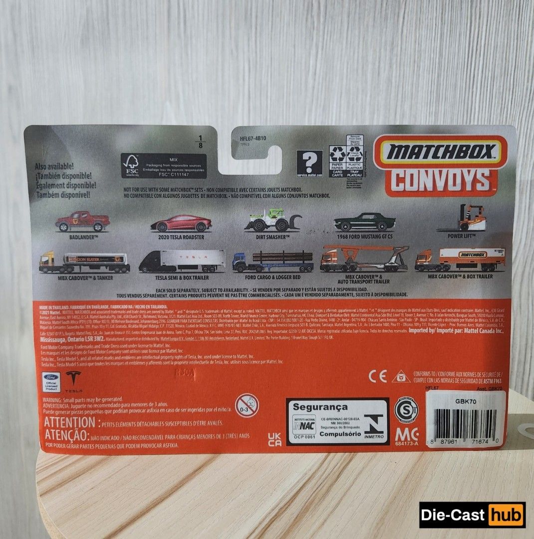 Matchbox Convoys MBX Cabover & Tanker with Badlander (Dragon Slayer ...