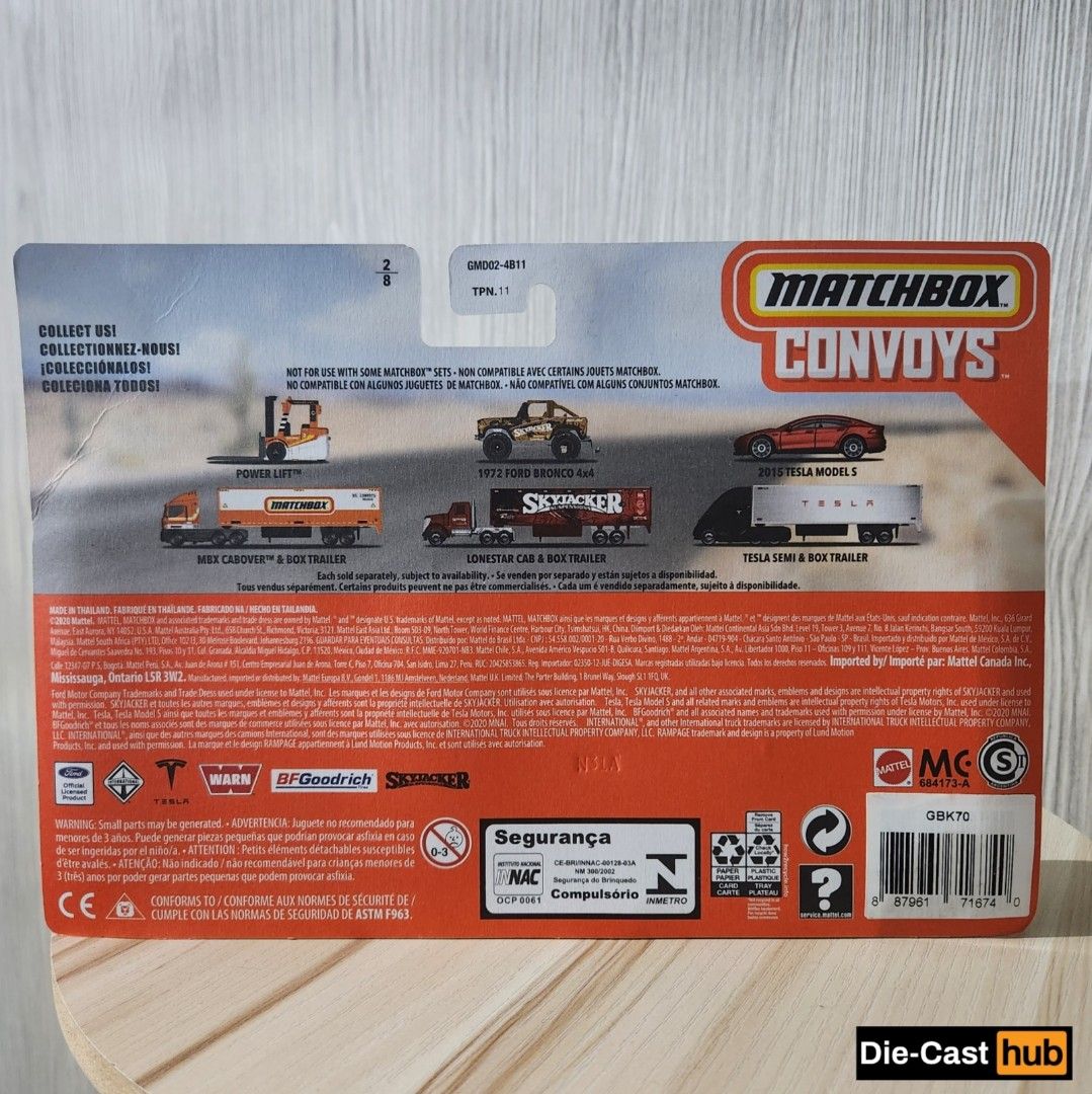 Matchbox Convoys MBX Cabover & Tanker with Badlander (Dragon Slayer ...