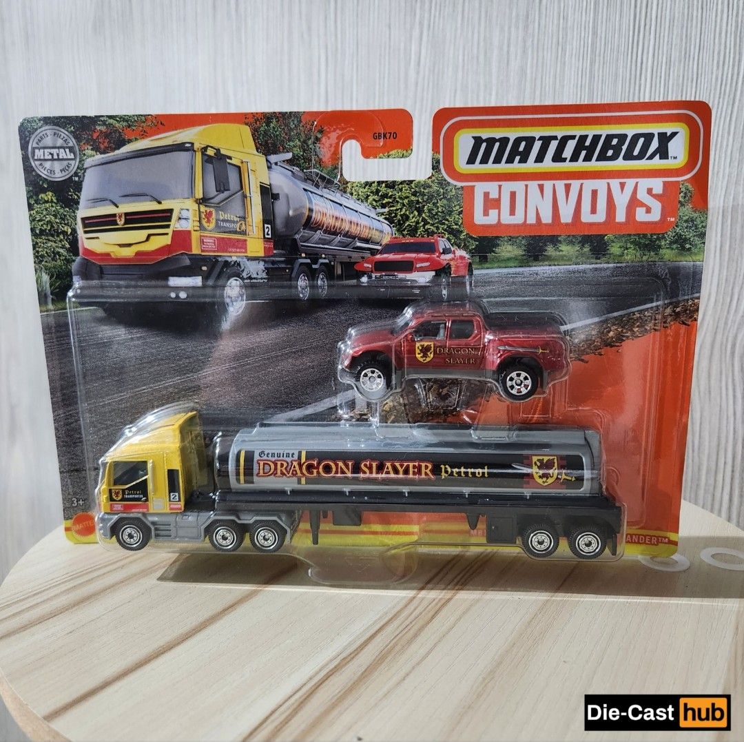Matchbox Convoys MBX Cabover & Tanker with Badlander (Dragon Slayer ...