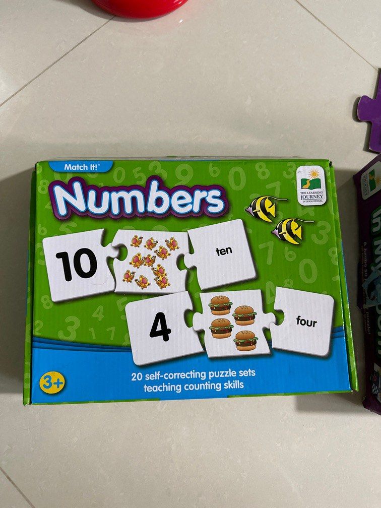 Matching number card game, Hobbies & Toys, Toys & Games on Carousell