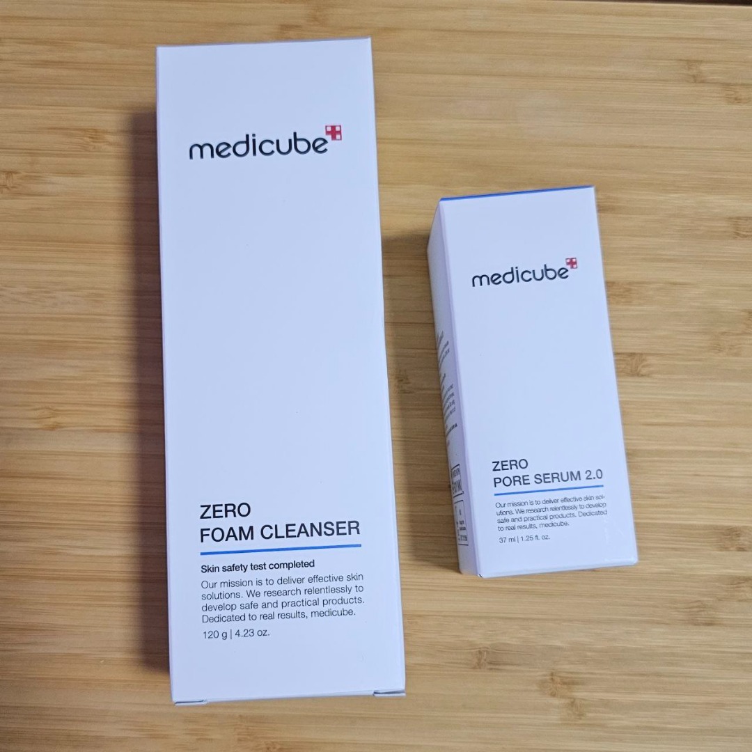 Medicube Zero Foam Cleanser & Medicube Zero Pore Serum 2.0, Beauty ...