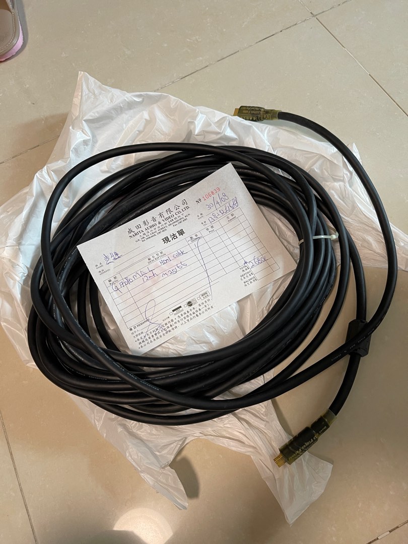 MEL HDMI 1.3 cable 12 M長（1080P投影機用), 音響器材, 其他音響配件及設備 - Carousell