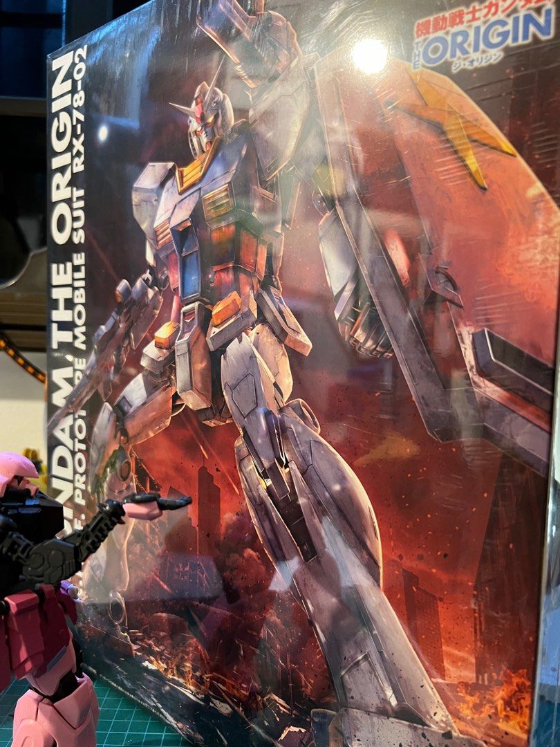MG RX 78-02 The Origin Gundam Master grade, Hobbies & Toys, Toys & Games on Carousell