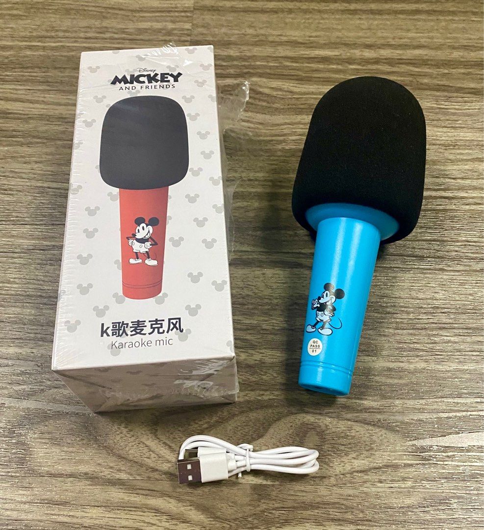 Mickey Bluetooth Microphone, Audio, Microphones on Carousell