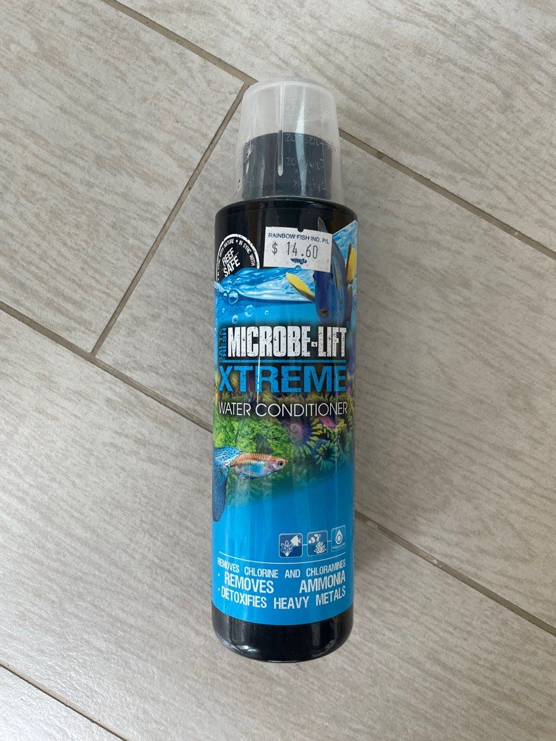 Microbe-lift water conditioner anti chlorine reef safe, Sports ...