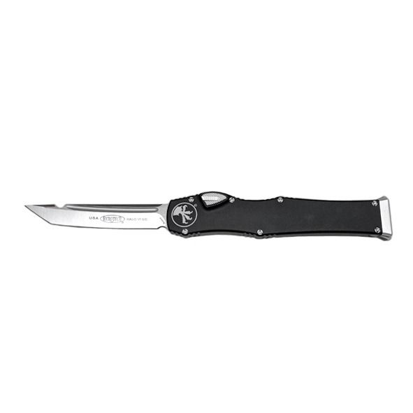 Microtech Halo VI Tanto OTF Automatic Knife Black 250-10, Sports ...