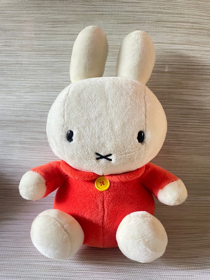 Miffy Rabbit Orange Plush, Hobbies & Toys, Toys & Games on Carousell