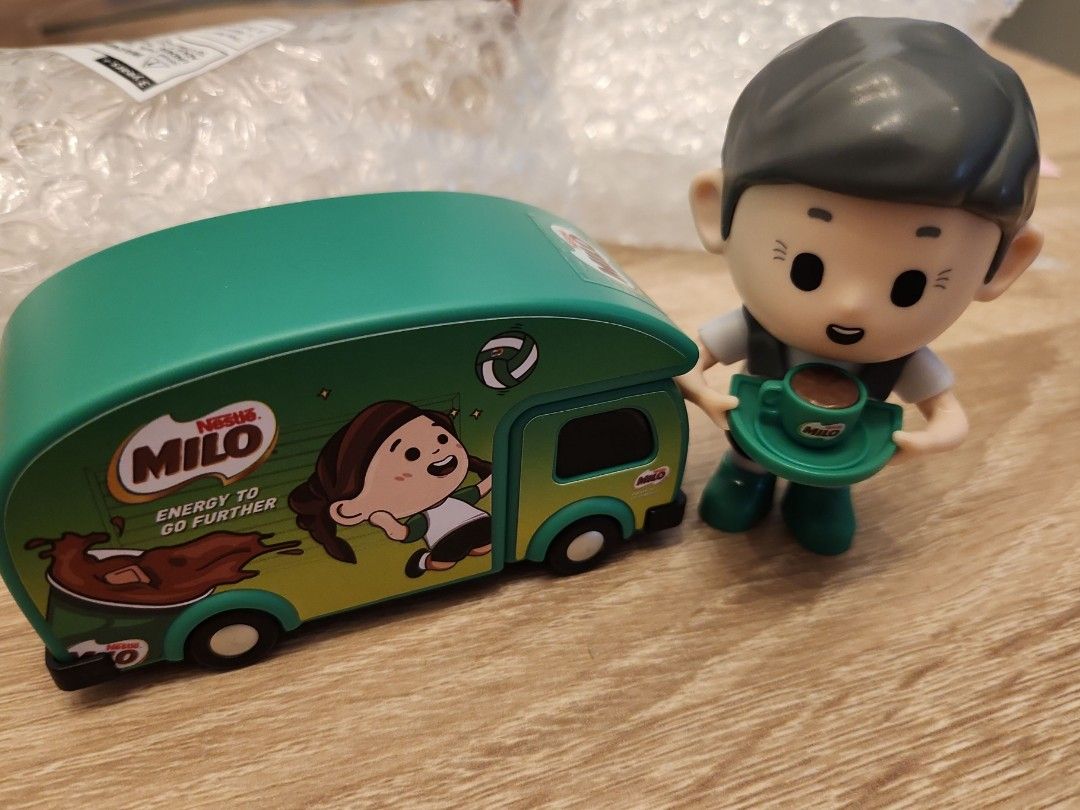 Milo van and figurine serving milo, Hobbies & Toys, Memorabilia ...