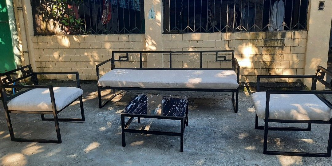 Minimalist Sala Set, Furniture & Home Living, Furniture, Sofas on Carousell