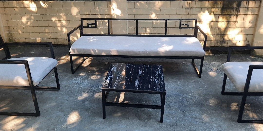Minimalist Sala Set, Furniture & Home Living, Furniture, Sofas on Carousell