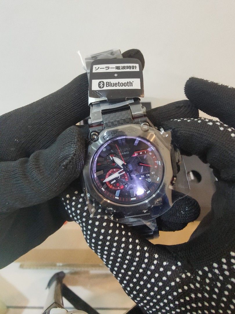 [MTG-B2000YBD-1AJR]JAPAN SET Carbon Fibre Metal-Twisted G-Shock Made in ...