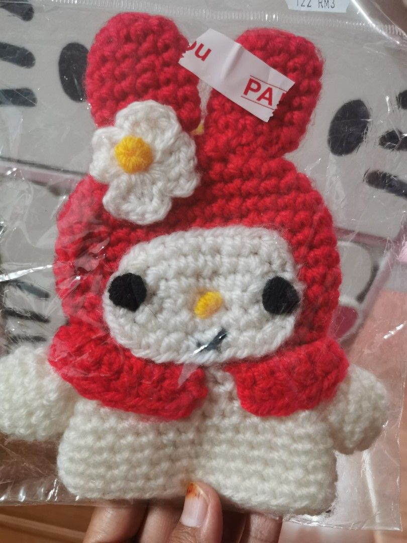 My Melody Hand Puppet Knitting Pattern, Babies & Kids, Infant Playtime ...