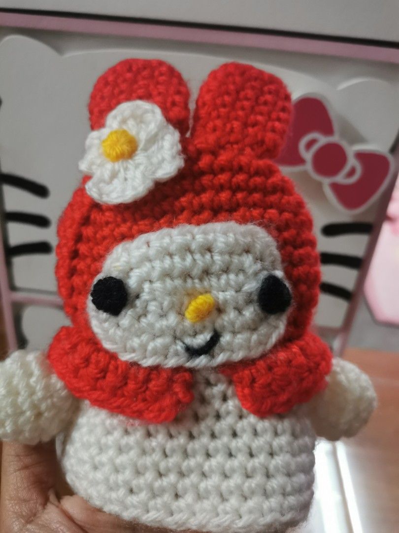 My Melody Hand Puppet Knitting Pattern, Babies & Kids, Infant Playtime ...