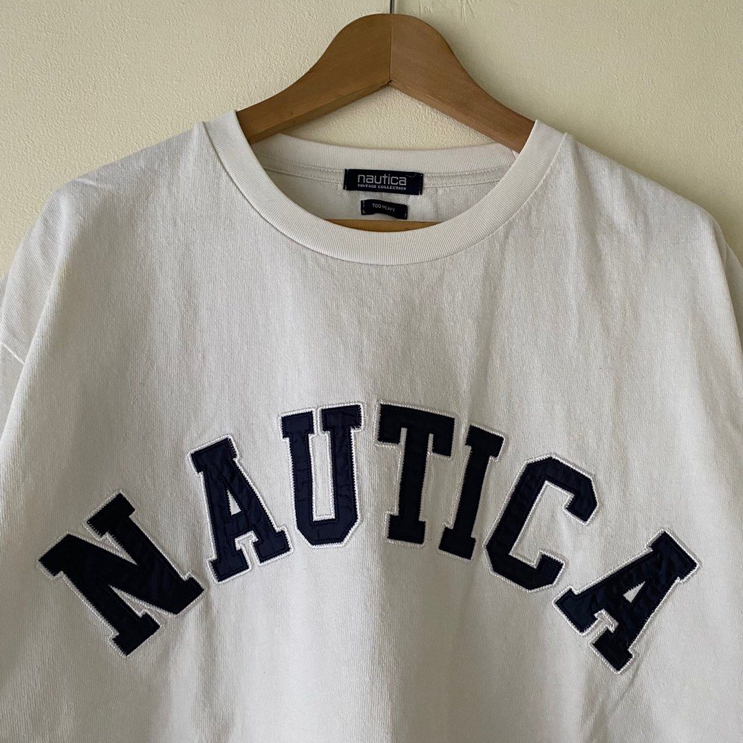 Nautica Too Heavy Big Arch Logo, Men's Fashion, Tops & Sets, Tshirts ...
