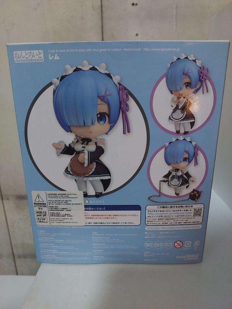 Nendoroids 663 Rem Re:Zero, Hobbies & Toys, Toys & Games on Carousell