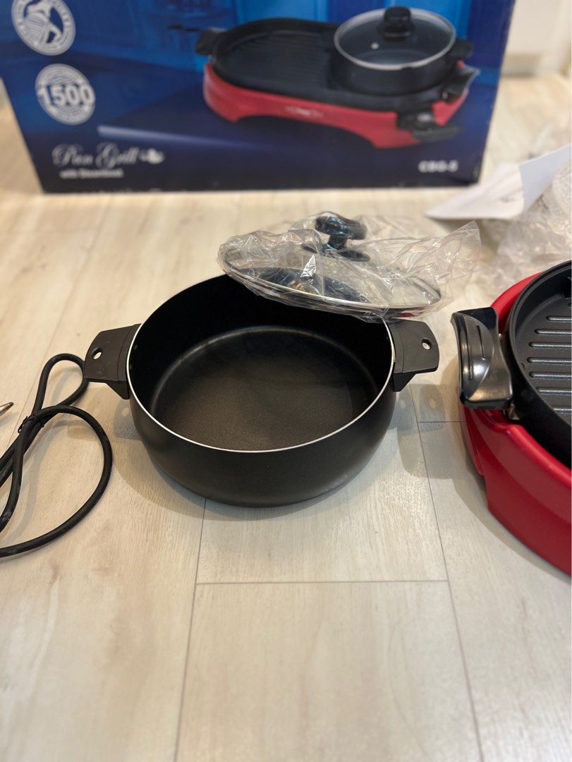 (New) Cornell Pan Grill With Steamboat (CGB-5), TV & Home Appliances ...