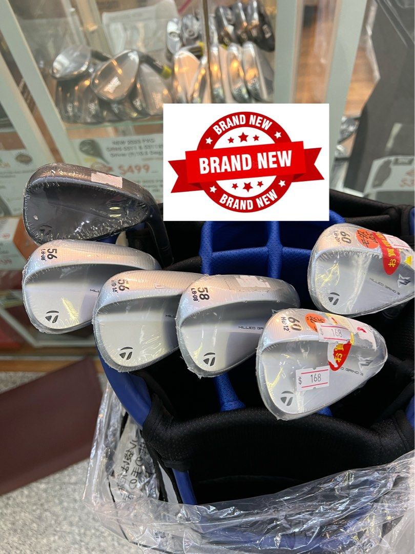 NEW Taylormade MG3 Milled Grind 54,56,58,60 Deg Chrome/ Jet Black Wedge ...