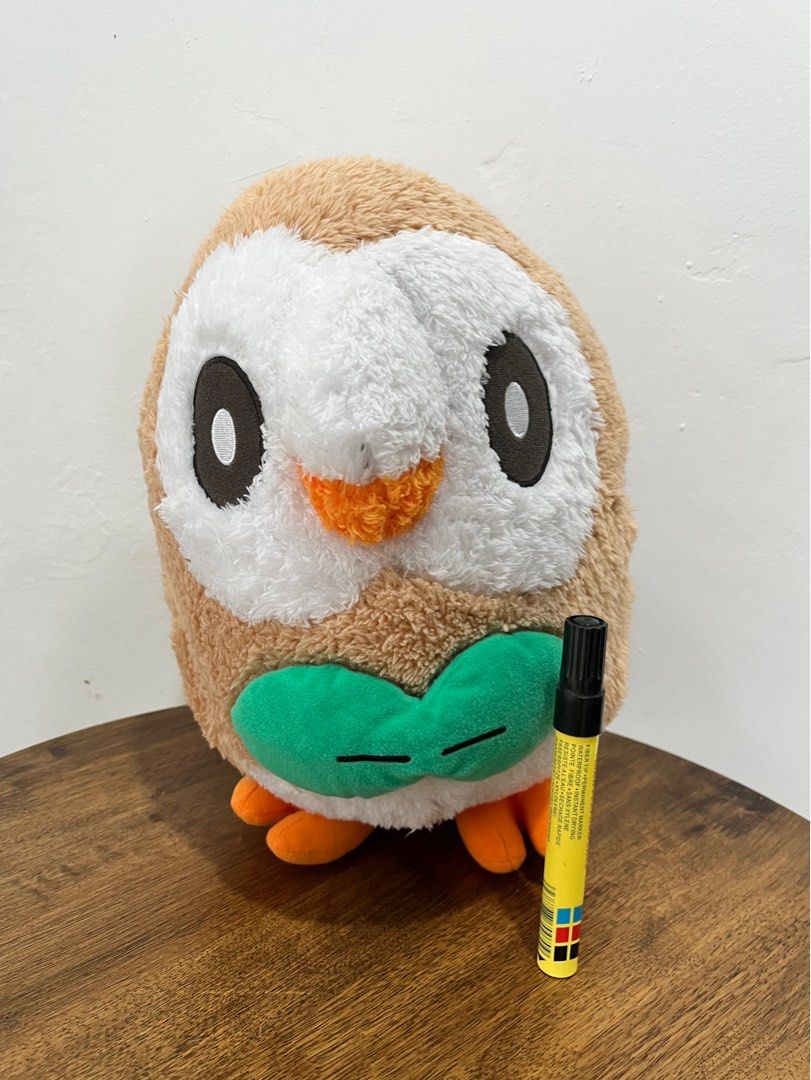 Nintendo Pokemon Rowlet Plush, Hobbies & Toys, Toys & Games on Carousell