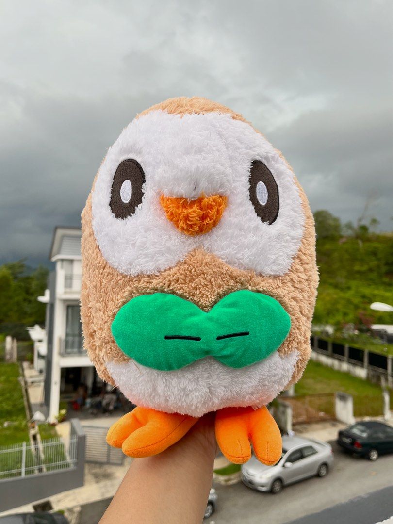 Nintendo Pokemon Rowlet Plush, Hobbies & Toys, Toys & Games on Carousell