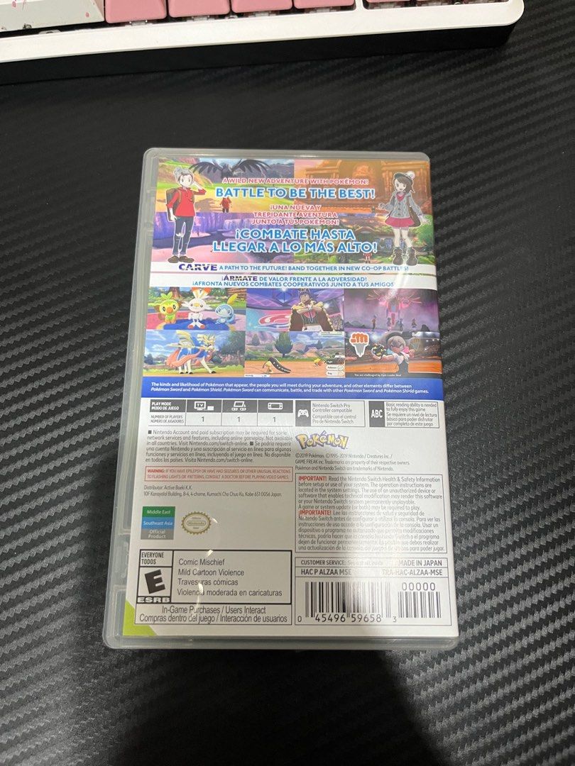 Nintendo Switch V2 (w/ Pokemon Sword) (I can give Shiny, Rare and ...