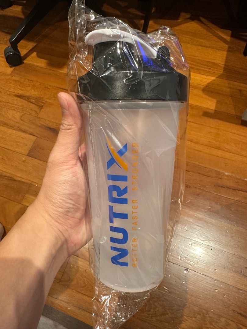 NutriX Clear Transparent Protein Shaker Blender Bottle 500ml, Furniture ...