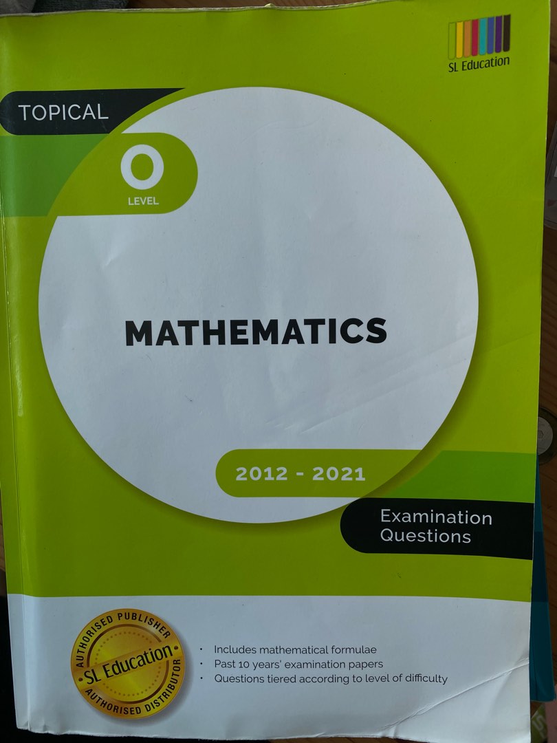 O level mathematics Tys topical, Hobbies & Toys, Books & Magazines ...