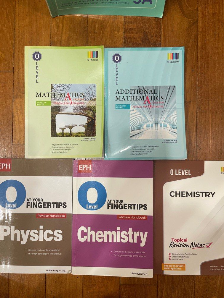 O Level REVISION HANDBOOK (MATH/A MATH/ CHEMISTRY/ PHYSICS, Hobbies ...