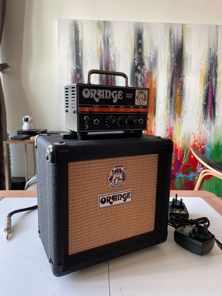 Orange Micro Dark Amp and Cab, Hobbies & Toys, Music & Media, Musical ...