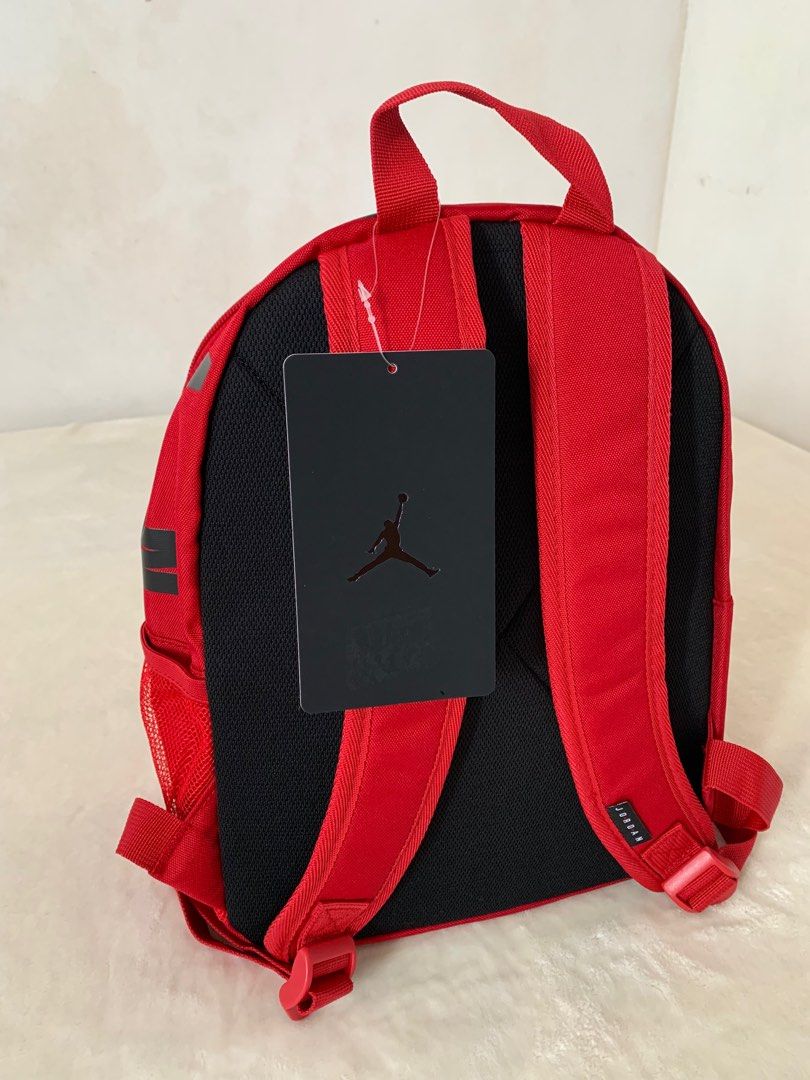 Original Air Jordan Small Backpack (Red & Black), Women's Fashion, Bags ...