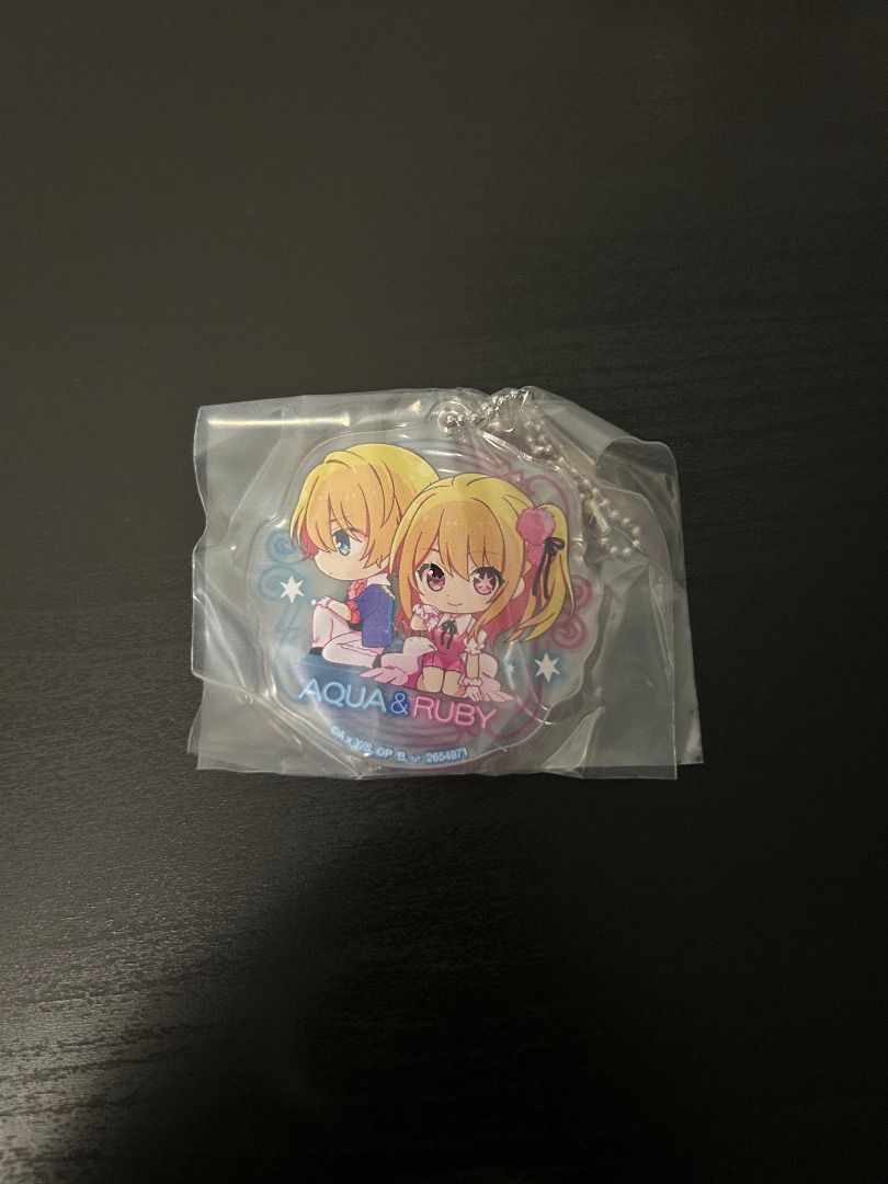 Oshi no Ko Acrylic Aqua & Ruby keychain series 02, Hobbies & Toys ...