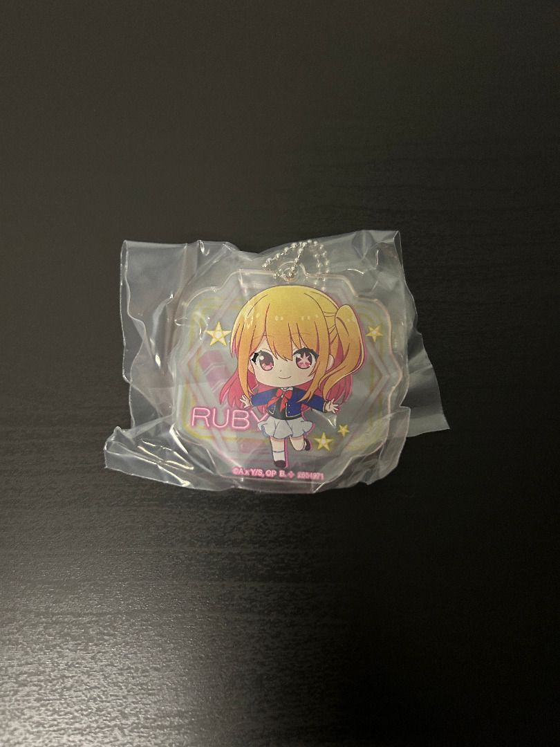 Oshi no Ko Acrylic Ruby keychain series 02, Hobbies & Toys, Memorabilia ...
