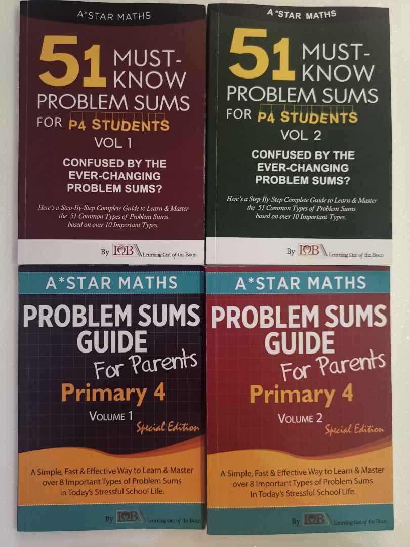 P4 Must Know Math Problem Sums for Students and Parents, Hobbies & Toys ...