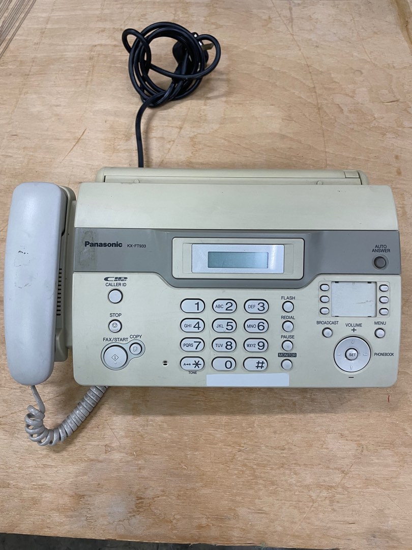 Panasonic Fax Machine, Computers & Tech, Office & Business Technology ...