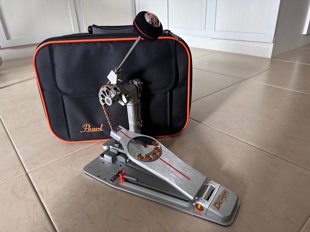 Pearl P-3000C Demon Chain Drive Single Pedal, Hobbies & Toys, Music ...