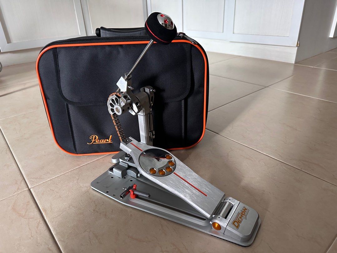 Pearl P-3000C Demon Chain Drive Single Pedal, Hobbies & Toys, Music ...