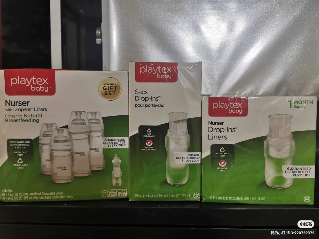 Playtex bottle set, Babies & Kids, Nursing & Feeding, Breastfeeding ...