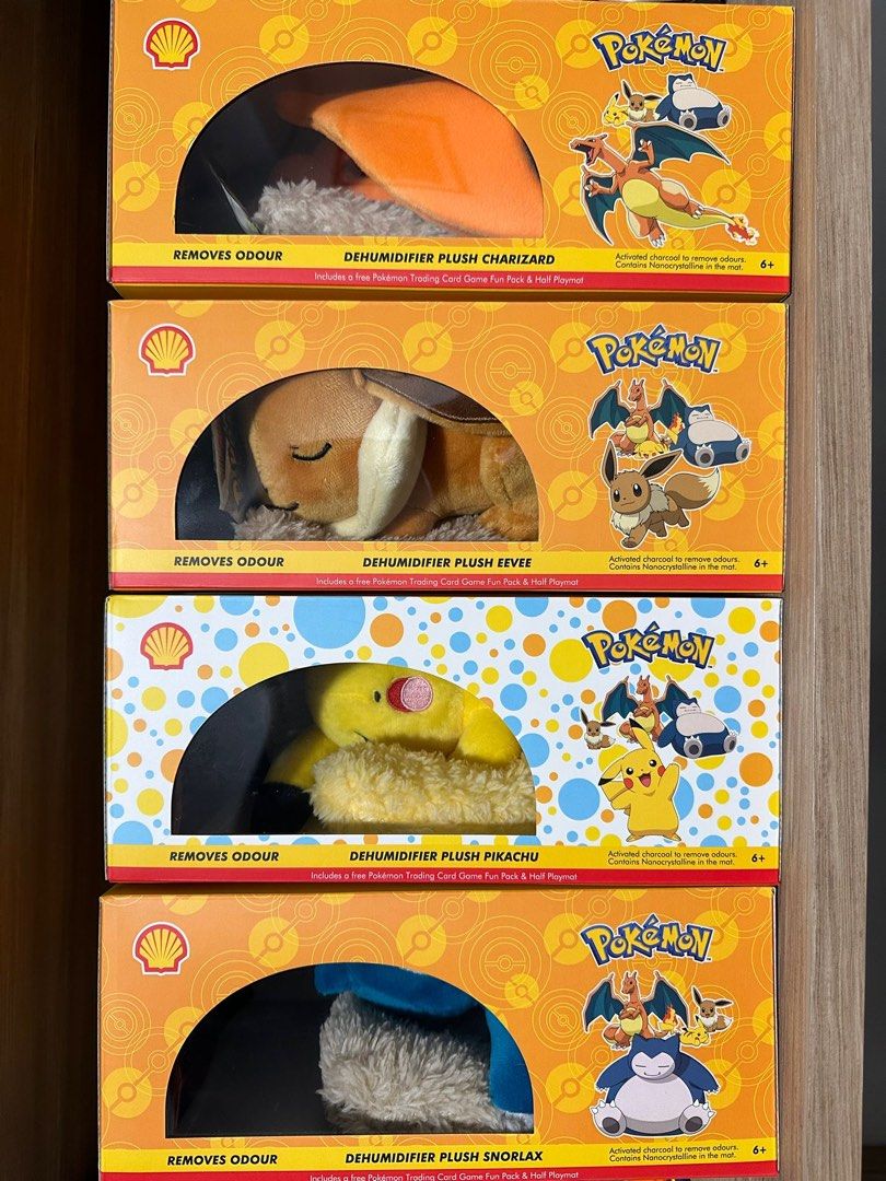 Pokémon shell dehumidifier set, Hobbies & Toys, Toys & Games on Carousell