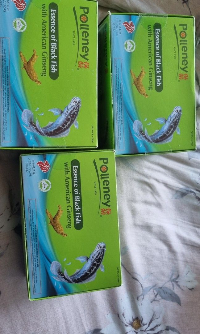 Polleney Essence of Black Fish, Health & Nutrition, Health Supplements ...