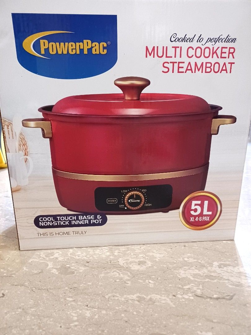 Powerpac Multi Cooker Steamboat, TV & Home Appliances, Kitchen ...