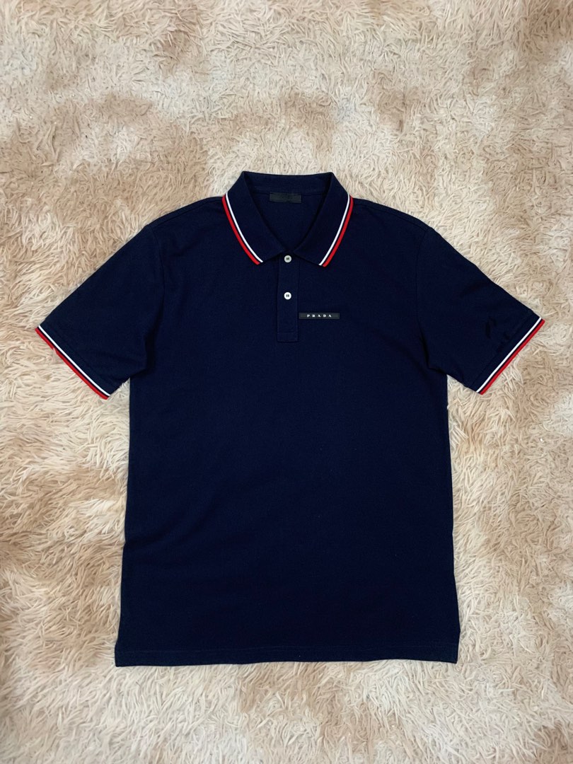 Prada Polo Shirt, Men's Fashion, Tops & Sets, Tshirts & Polo Shirts on ...