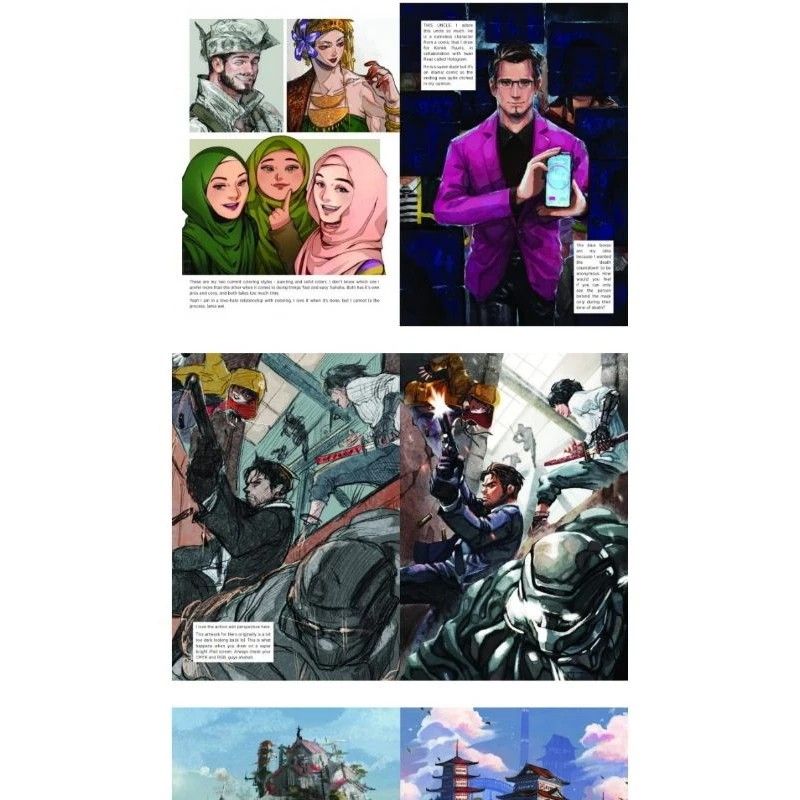 (preloved) ARTBOOK NENEK HANI'S ILLUSTRATIONS karya HANI RAIMI [hilal ...