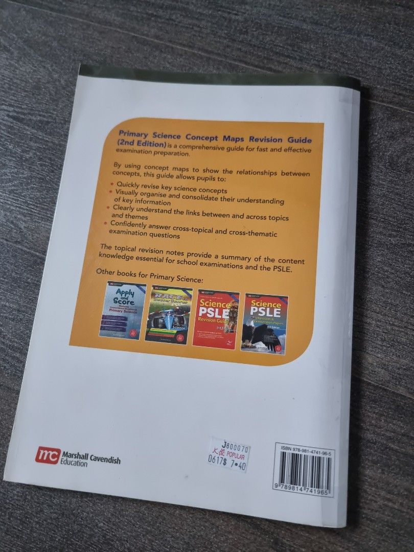 PSLE Science concept maps, Hobbies & Toys, Books & Magazines ...