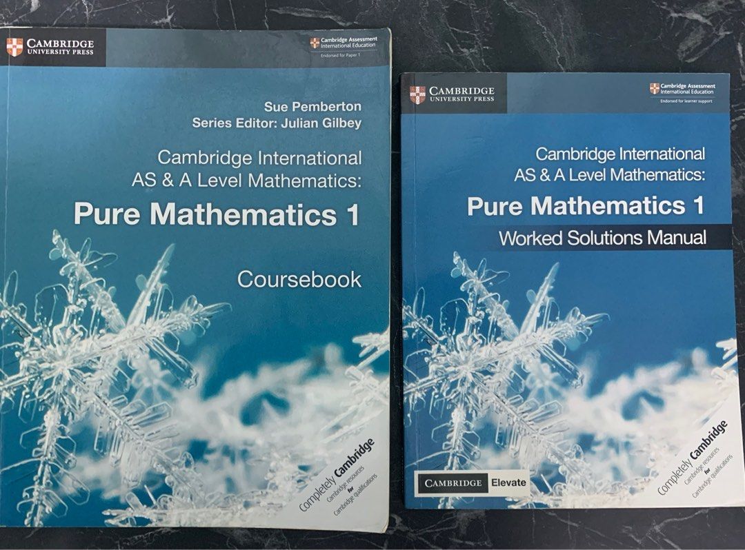 Pure Mathematics 1 Coursebook + Worked solutions manual - Cambridge ...