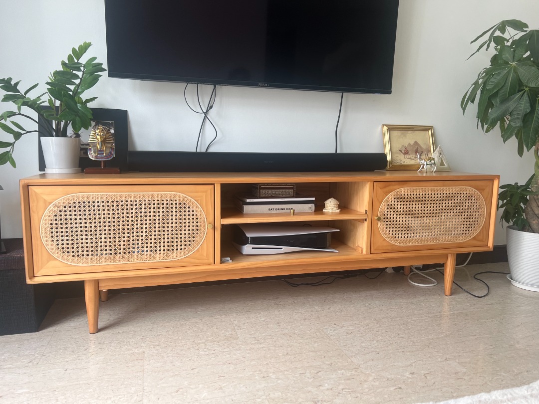 Rattan Tv Console Furniture And Home Living Furniture Tv Consoles On