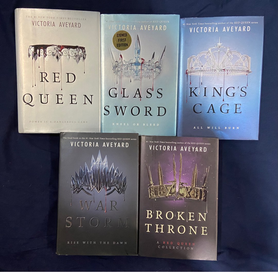 Red Queen Series (Hardbound) - Victoria Aveyard, Hobbies & Toys, Books ...