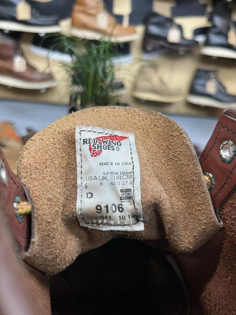Red Wing 9106 9D, Men's Fashion, Footwear, Boots on Carousell