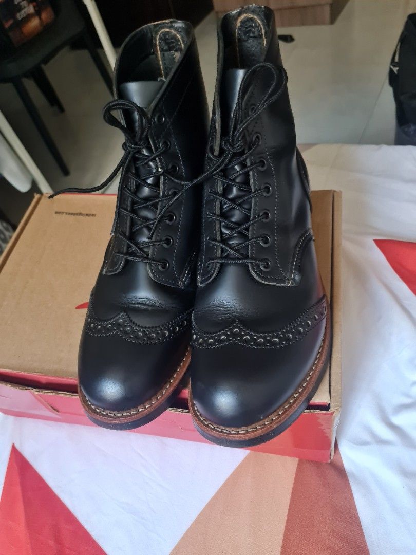 red wing brogue ranger 8126 black chaparral, Men's Fashion, Footwear ...