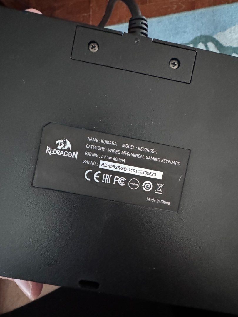 RedDragon Kumara K552 RGB, Computers & Tech, Parts & Accessories ...