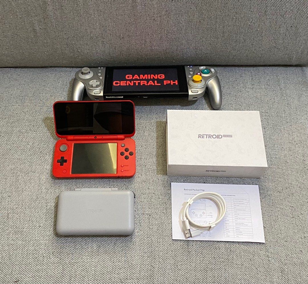 Retroid Pocket Flip 128gb with 256gb Micro SD card, Video Gaming, Video ...